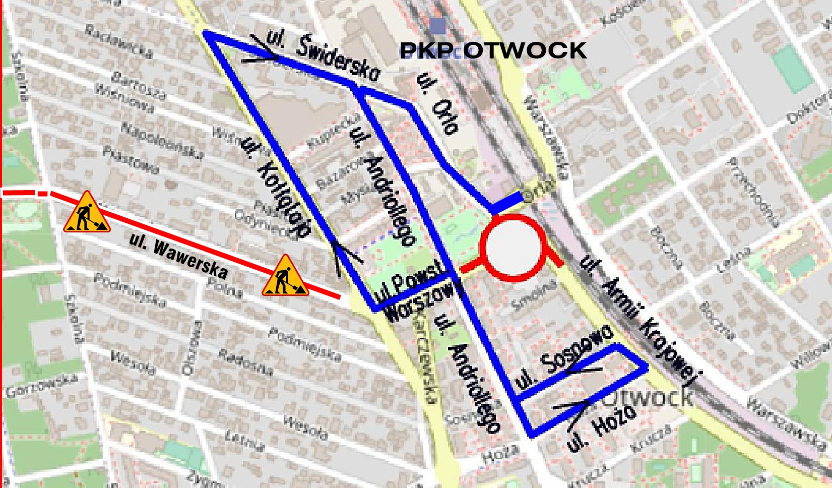 Kolejne utrudnienia w centrum. Drogowcy zamkną ul. Powstańców Warszawy